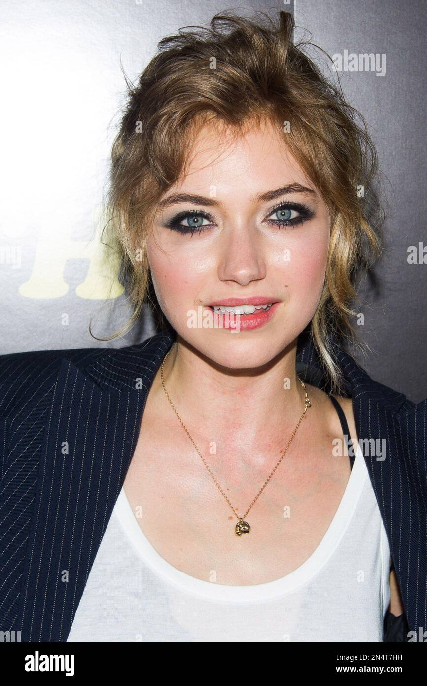 Imogen Poots attends a screening of "Filth" hosted by The Cinema ...