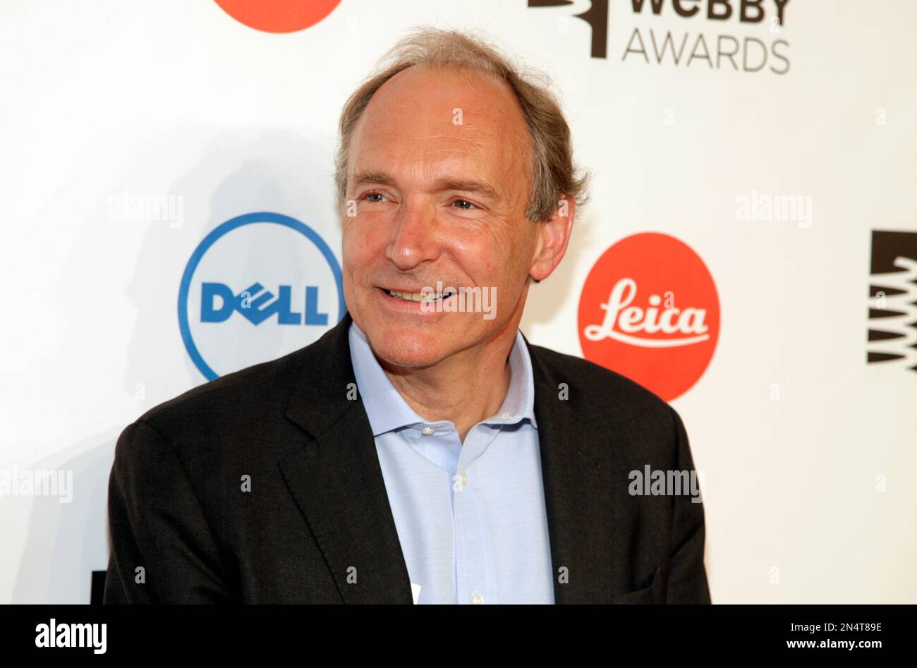 World Wide Web inventor Tim Berners-Lee attends the 2014 Webby Awards ...