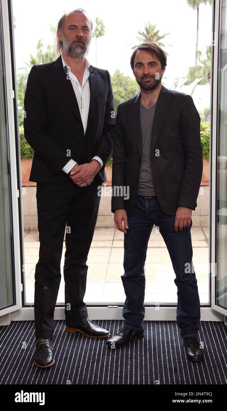 Sam Louwyck and Michael Pas pose for a portrait for the film Emperor at ...