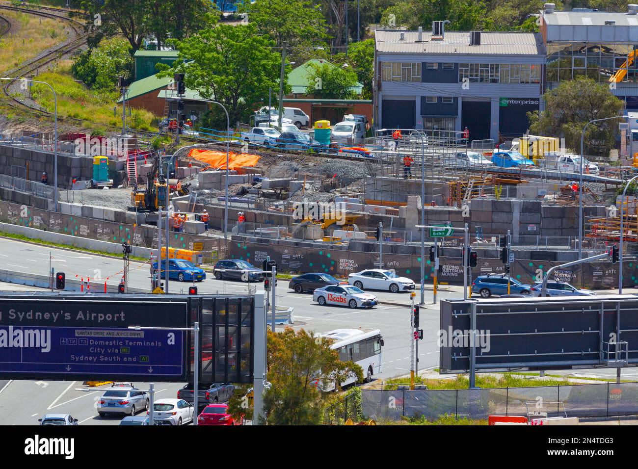 Construction of the 'Sydney Gateway' project in Sydney, Australia ...