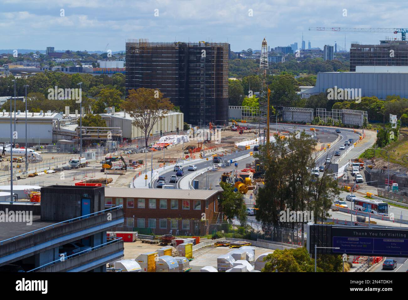Construction of the 'Sydney Gateway' project in Sydney, Australia ...