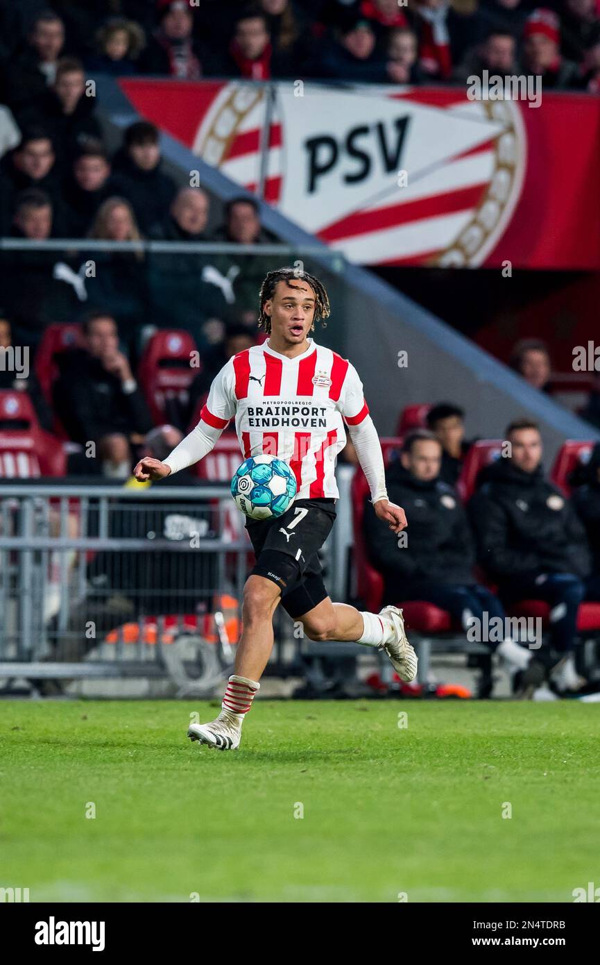 EINDHOVEN - Xavi Simons of PSV Eindhoven during the round of 16 of the ...