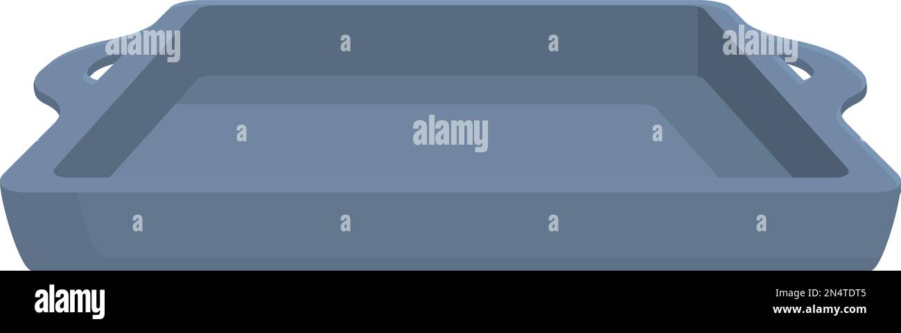 Metal bakeware icon cartoon vector. Cooking pan. Cook baking Stock ...