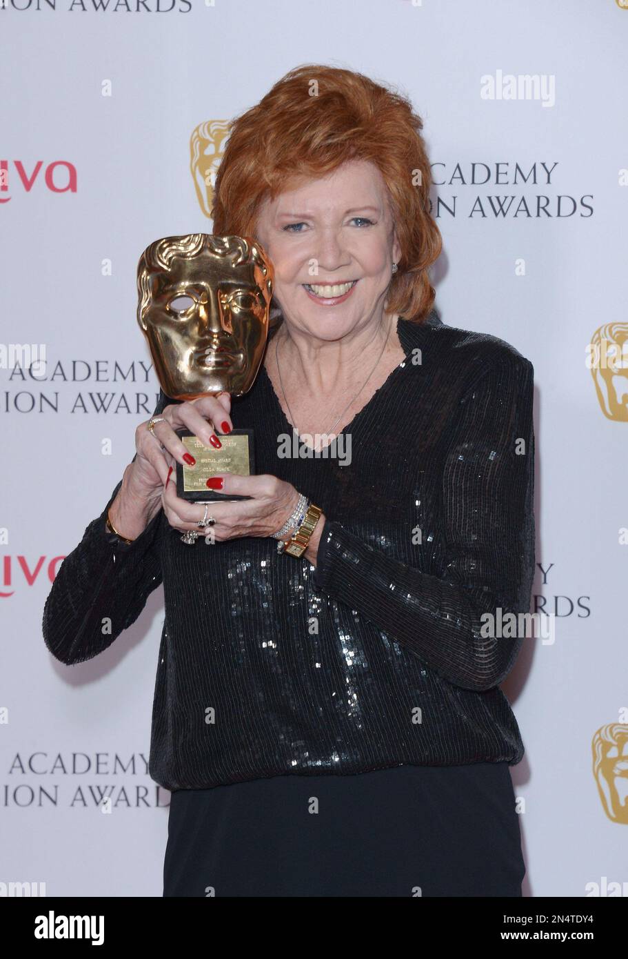 Cilla Black accepts the Bafta Special Award for her service to ...