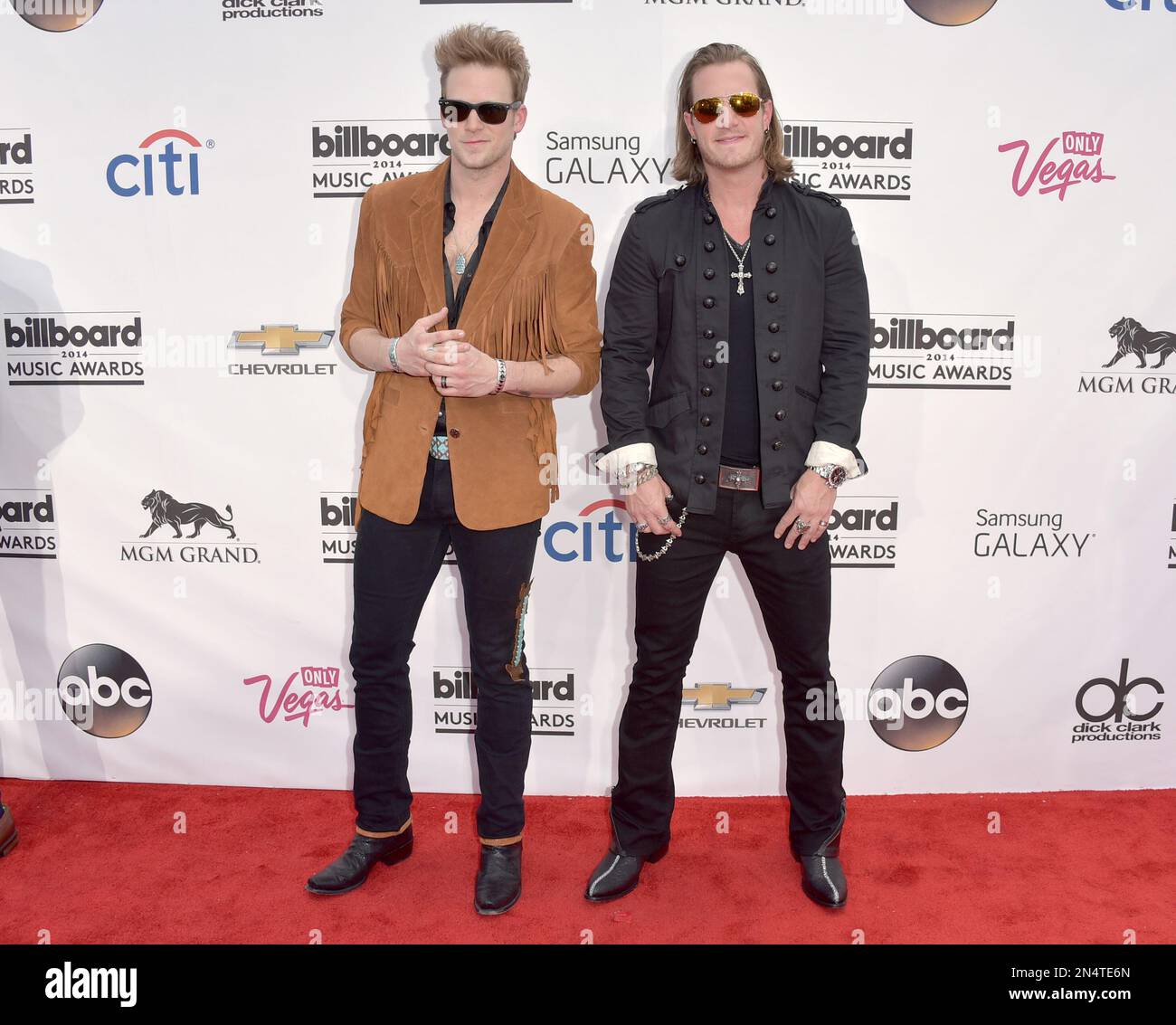 Brian Kelley, left, and Tyler Hubbard, of the musical group Florida ...