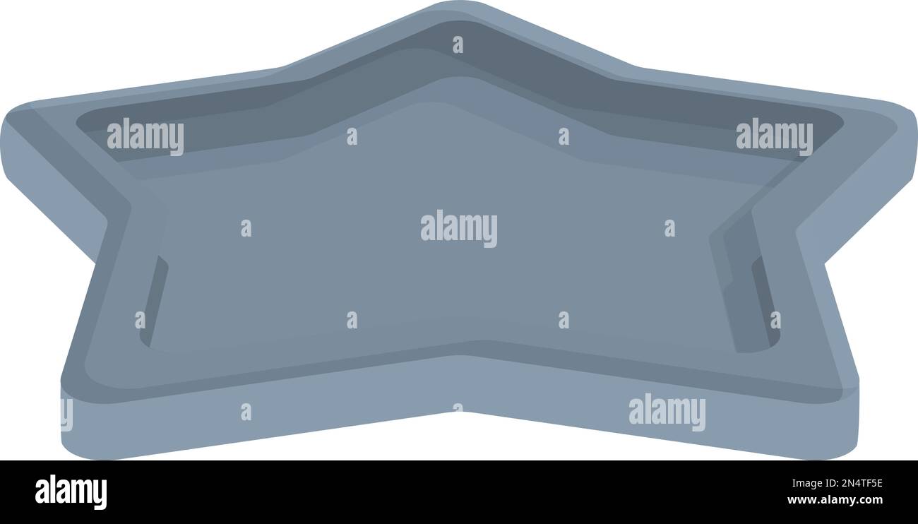 Star bakeware icon cartoon vector. Stuff cook. Muffin tray Stock Vector ...