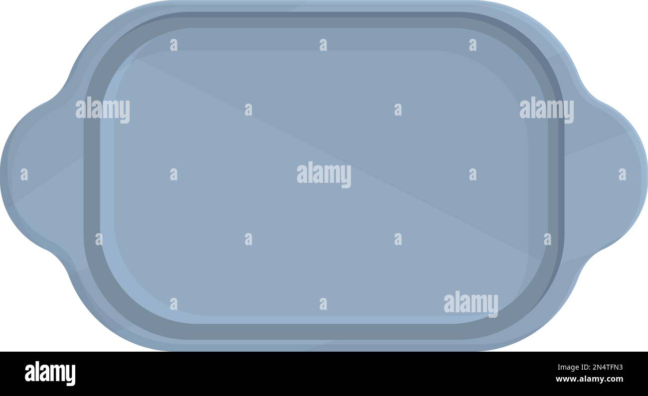 Tin tray icon cartoon vector. Bakery dish. Cupcake food Stock Vector ...