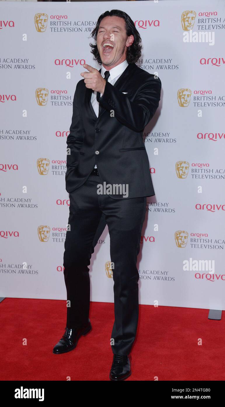 Luke Evans in the Awards Room at the Arquiva Bafta TV Awards at The ...