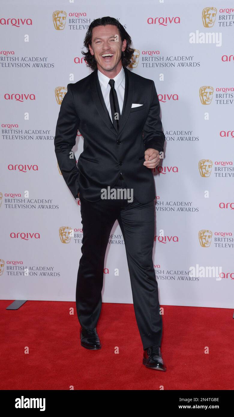 Luke Evans in the Awards Room at the Arquiva Bafta TV Awards at The ...