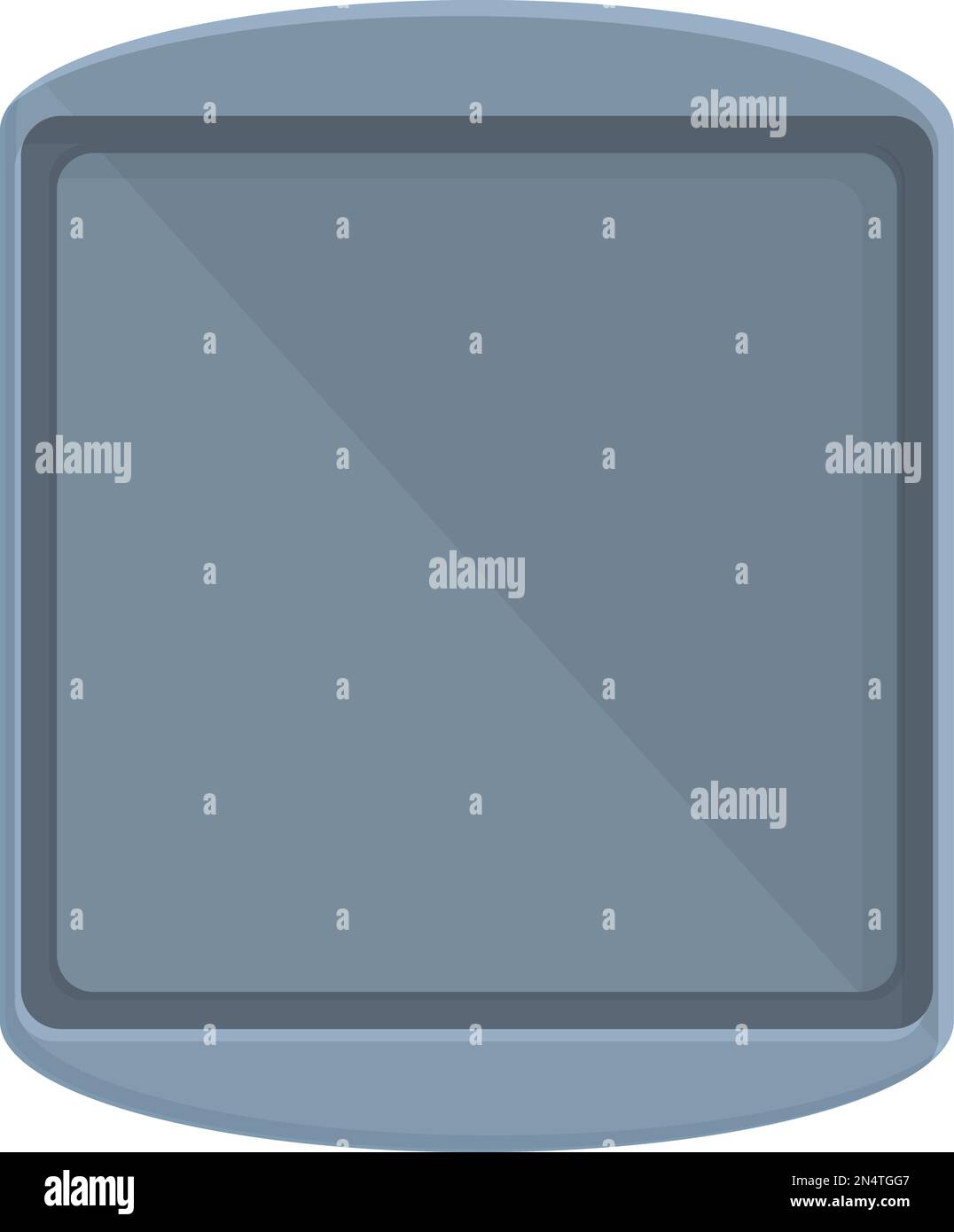 Food tray icon cartoon vector. Cook form. Tin dish Stock Vector Image ...