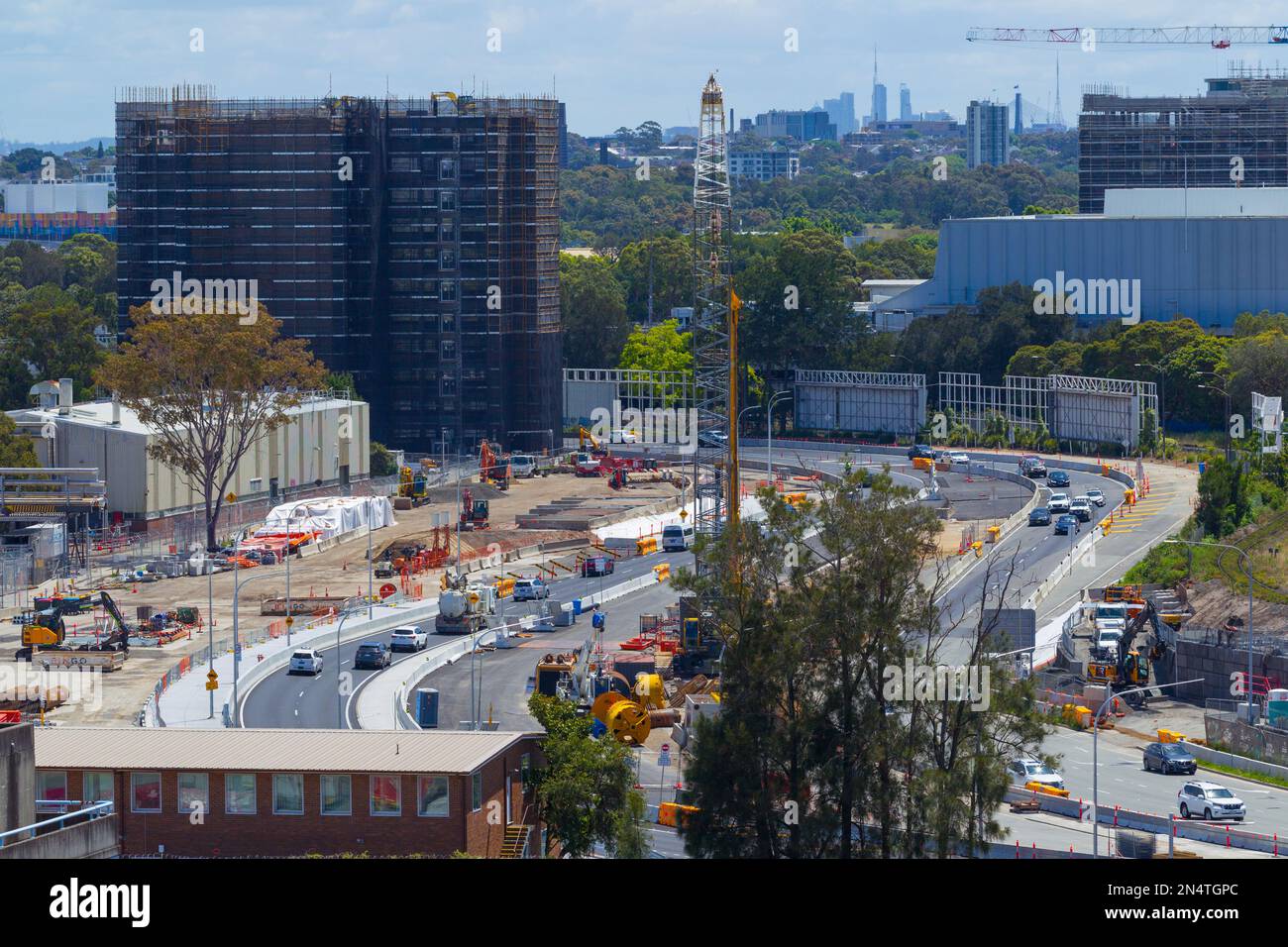 Construction of the 'Sydney Gateway' project in Sydney, Australia ...