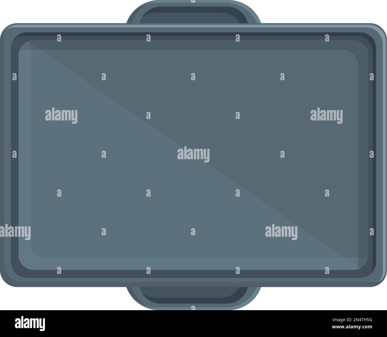 Tray food icon cartoon vector. Tin bakery. Meat cake Stock Vector Image ...