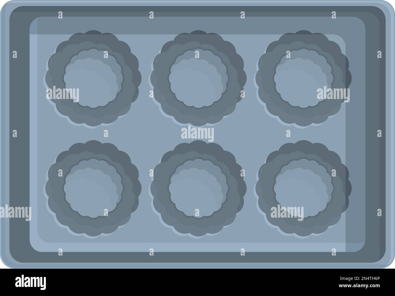 Cupcake form icon cartoon vector. Food tray. Cook cake Stock Vector ...