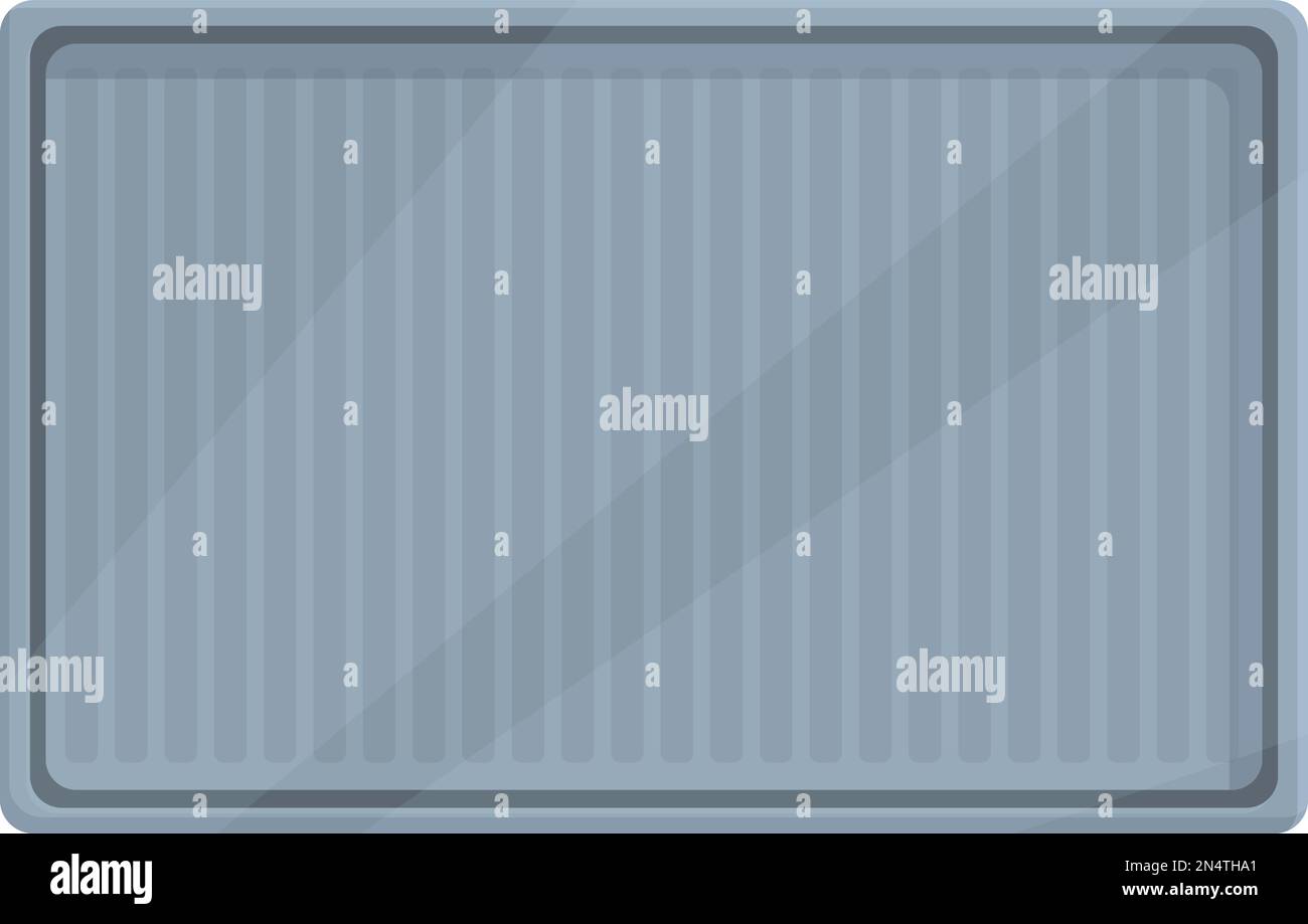 Cake tray icon cartoon vector. Food bakery. Oven mold Stock Vector ...