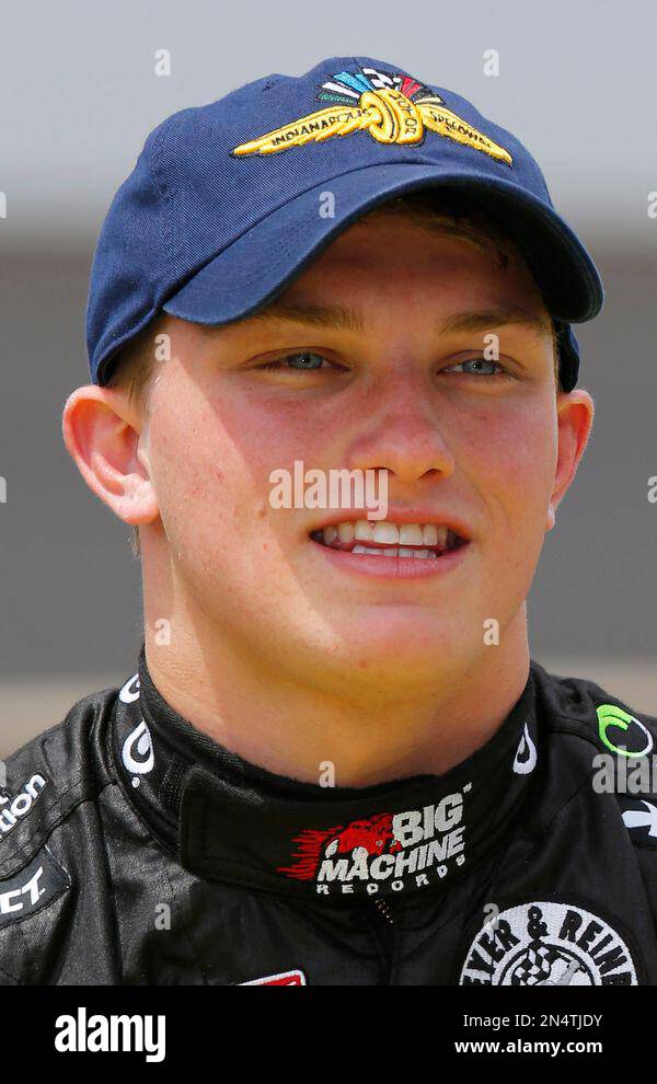 Sage Karam poses for a photo after his qualification run on the first ...