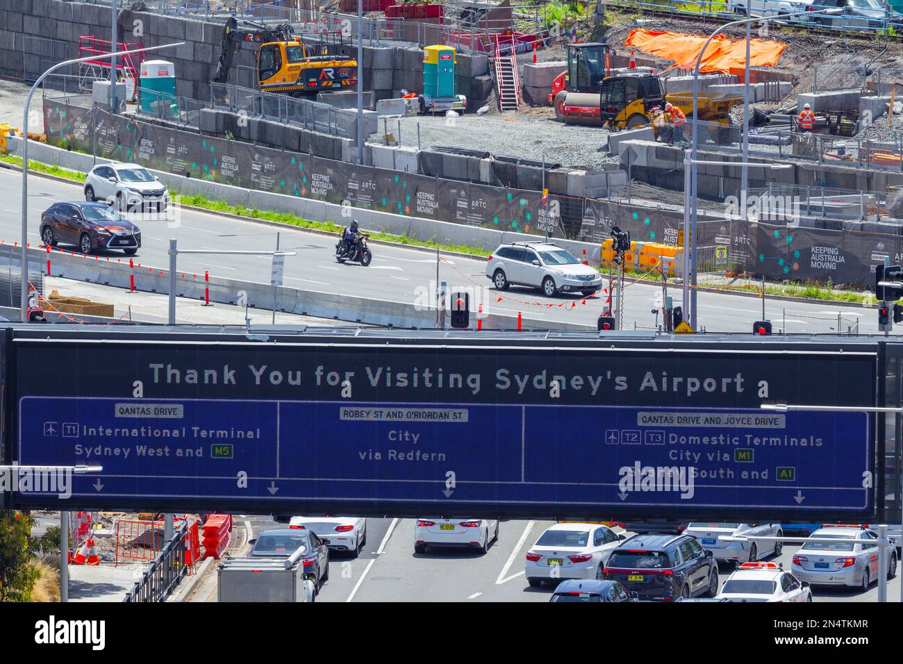 Construction of the 'Sydney Gateway' project in Sydney, Australia ...