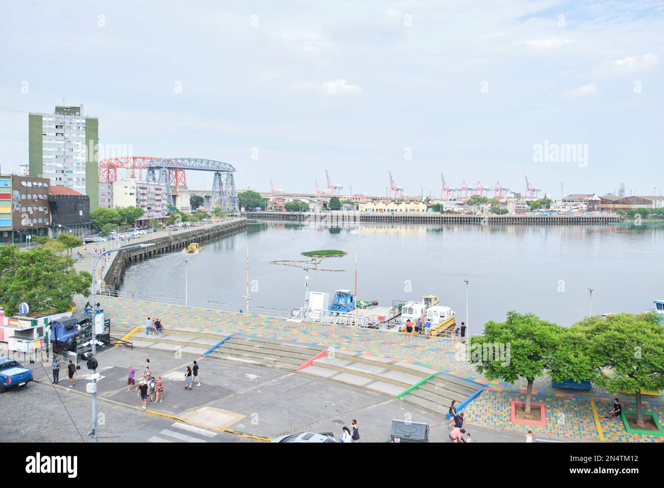 Jan 16, 2022, Buenos Aires, Argentina: panoramic view of La Boca ...