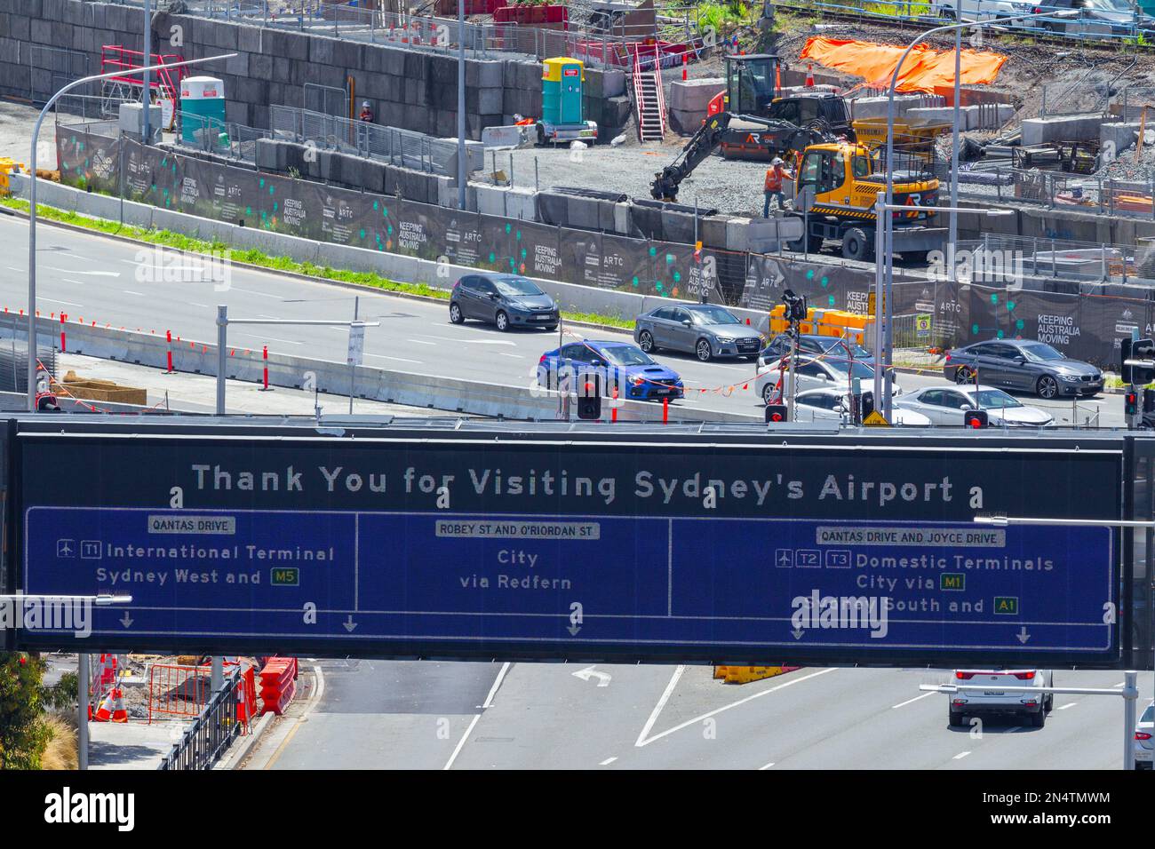 Construction of the 'Sydney Gateway' project in Sydney, Australia ...