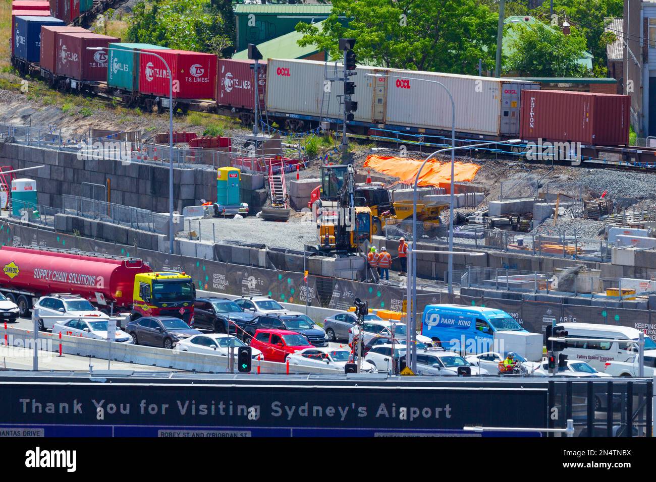 Construction of the 'Sydney Gateway' project in Sydney, Australia ...