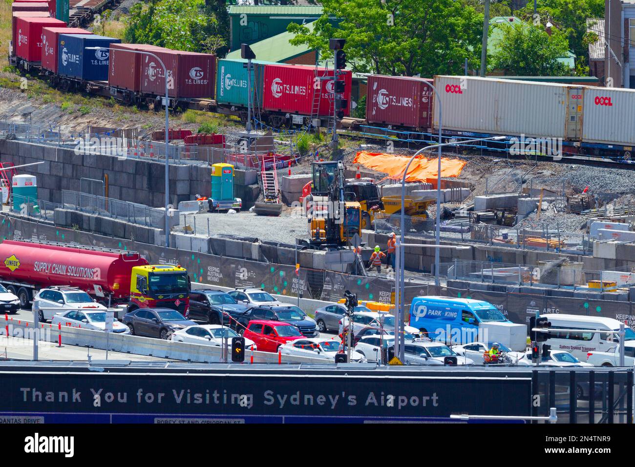 Construction of the 'Sydney Gateway' project in Sydney, Australia ...