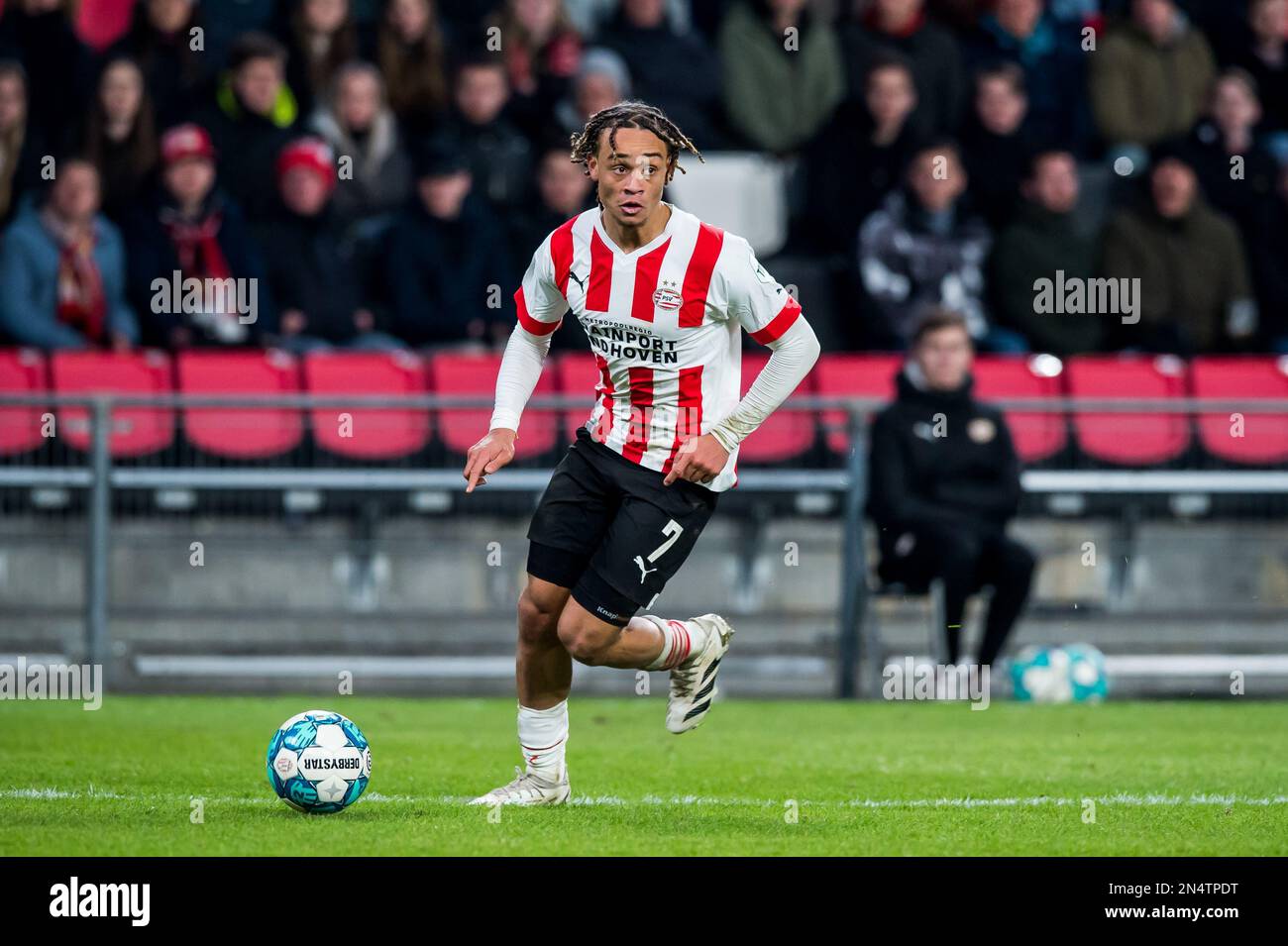 EINDHOVEN - Xavi Simons of PSV Eindhoven during the round of 16 of the ...