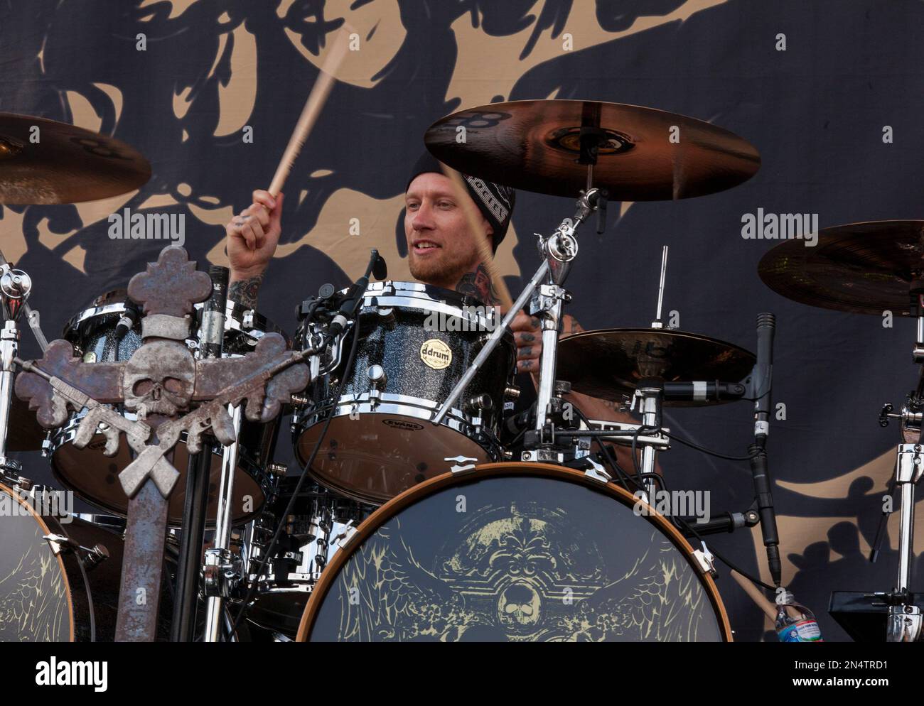 Musician Jeff Fabb of Black Label Society performs during 2014 Rock On ...