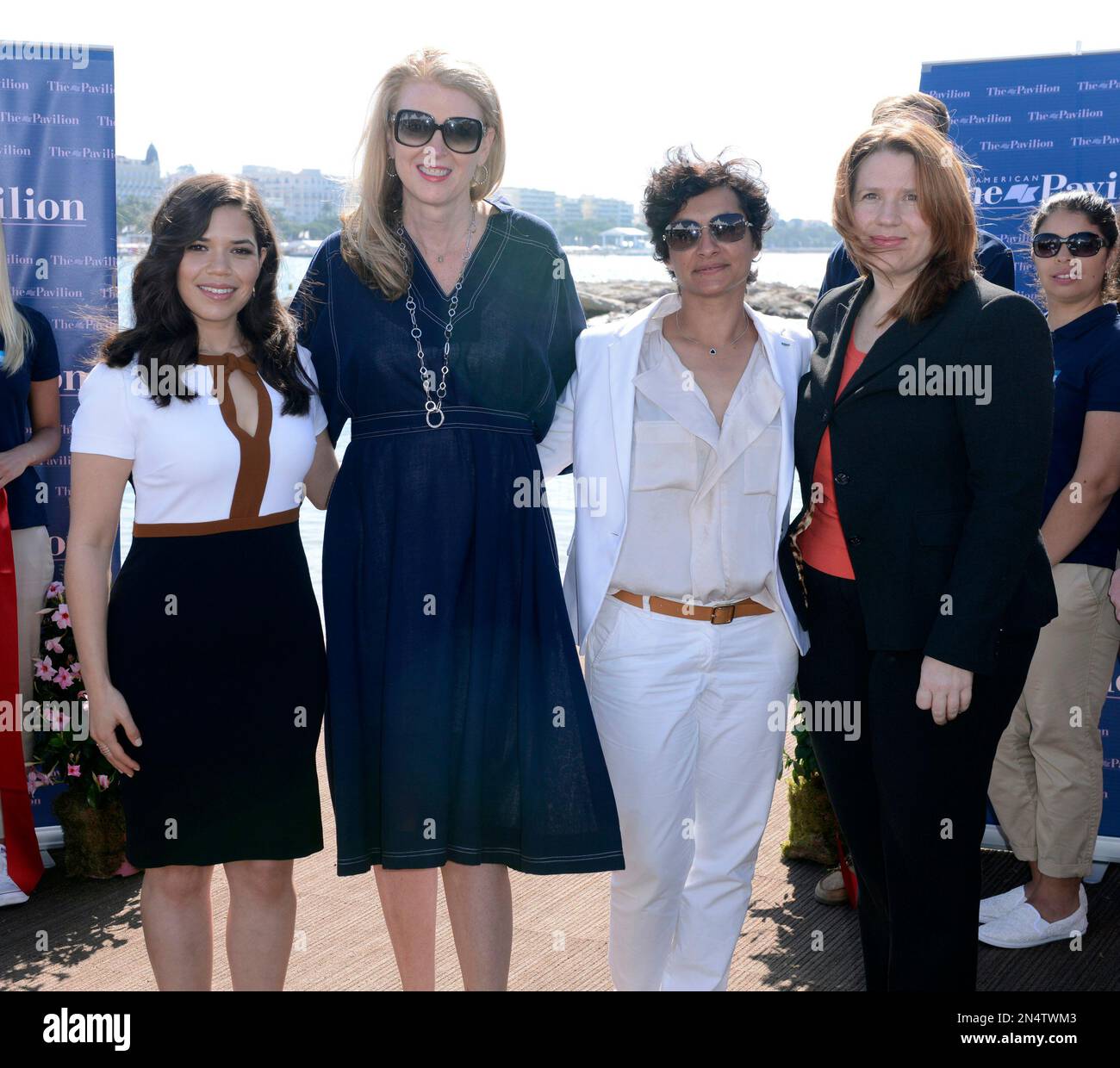 Actress America Ferrera, Lisa Gregg, Myriam Arab and Ann Marie ...