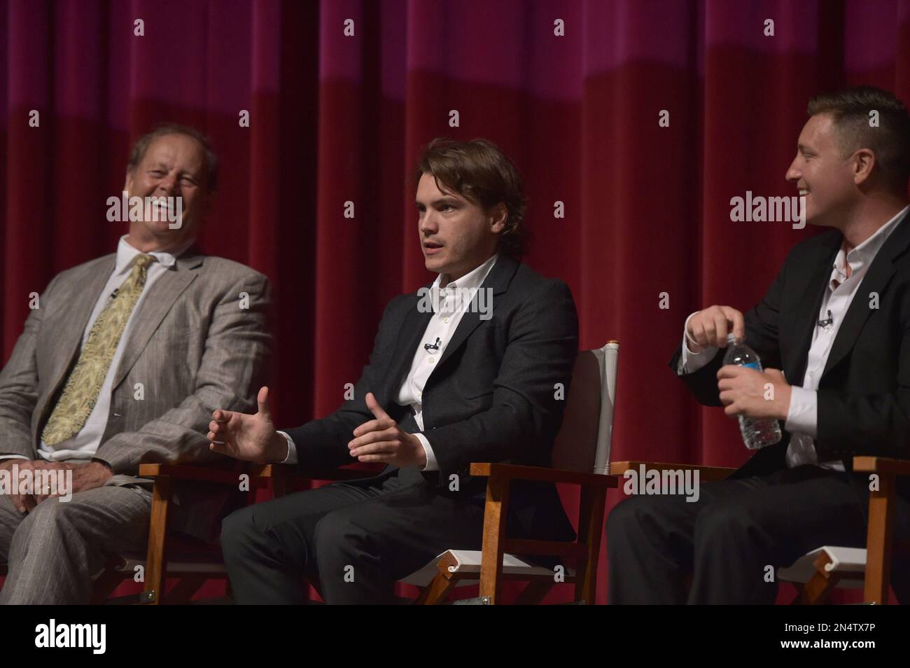 Bruce Beresford and from left, Emile Hirsch and Lane Garrison ...