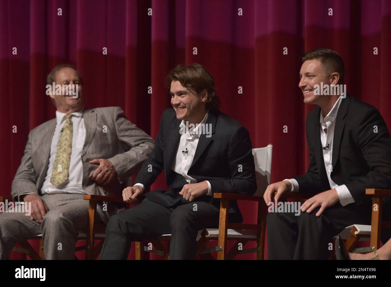 Bruce Beresford and from left, Emile Hirsch and Lane Garrison ...