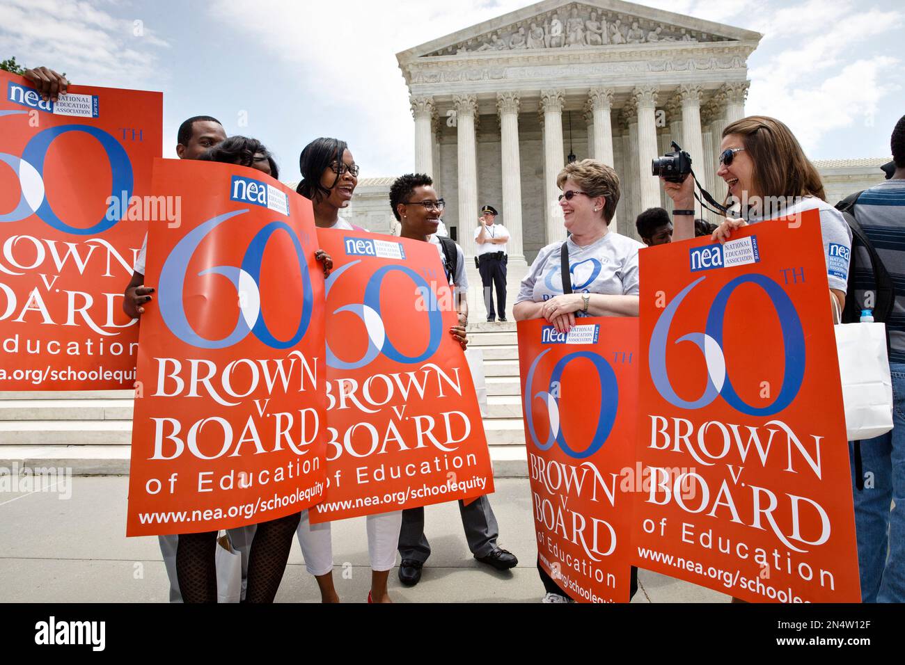 This photo taken May 13, 2014 shows National Education Association ...