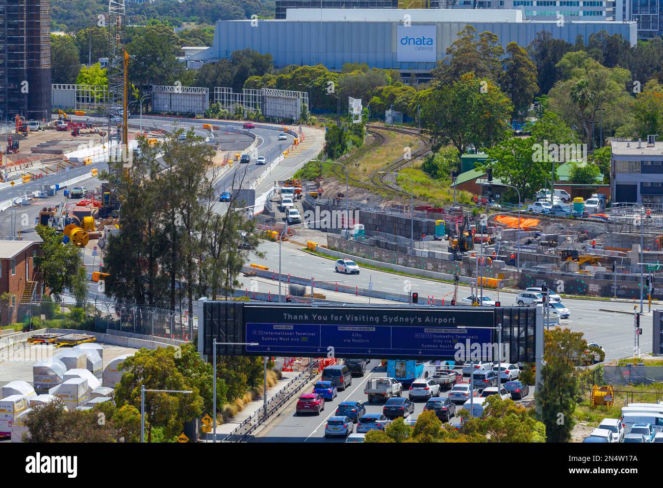 Construction of the 'Sydney Gateway' project in Sydney, Australia ...