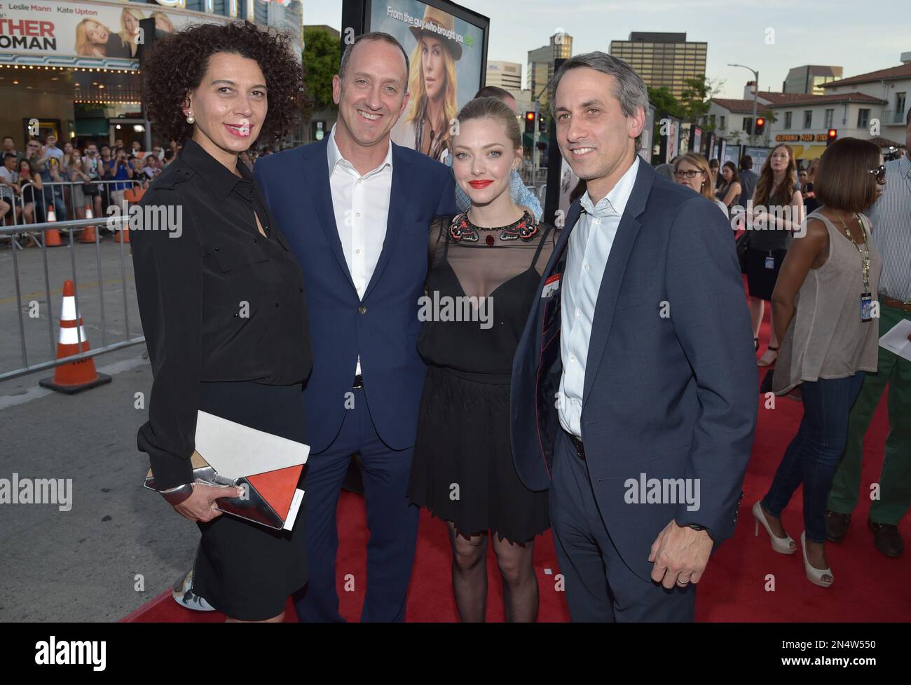 Donna Langley, co-chairman of Universal Pictures, and from left, Jimmy ...