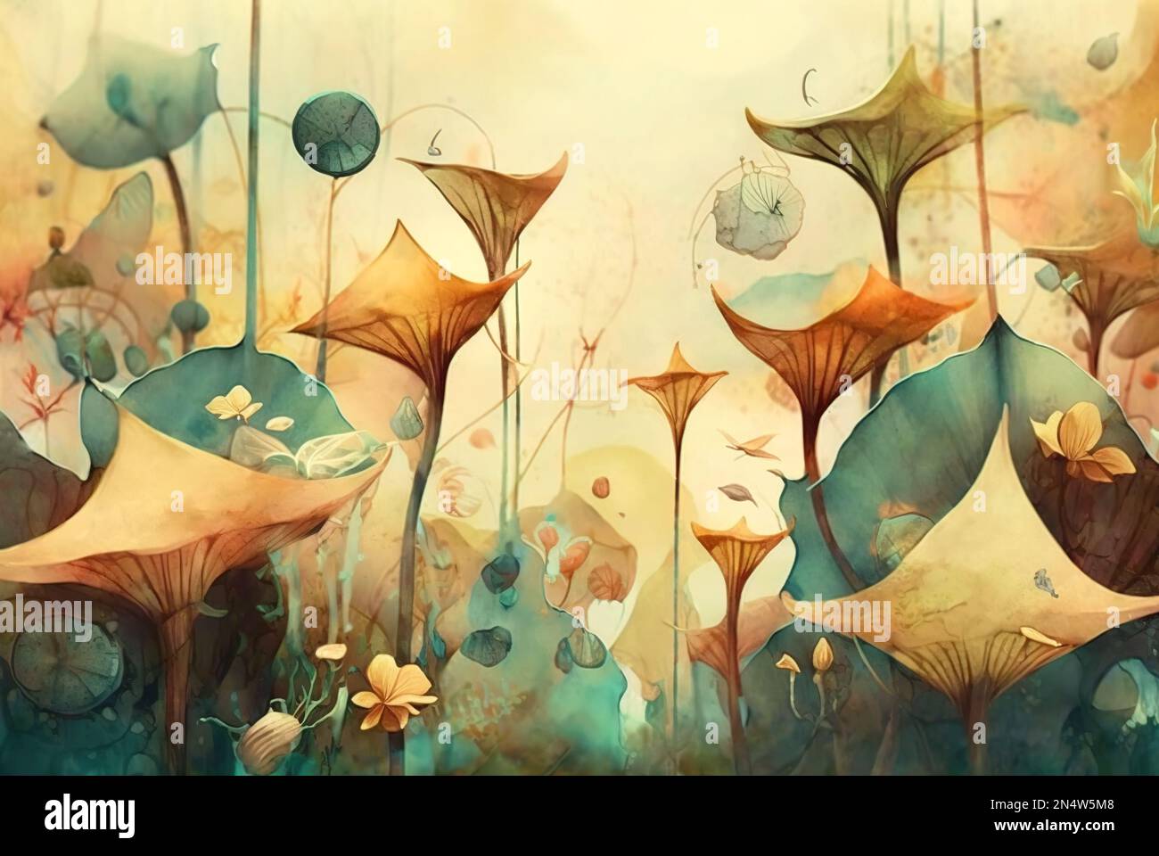 Fantasy art flowers hi-res stock photography and images - Alamy