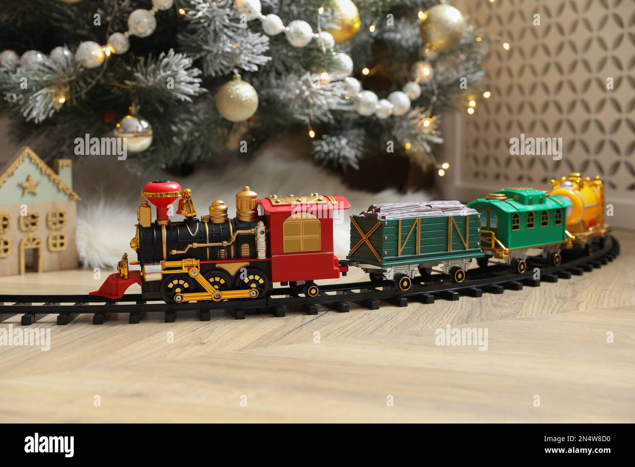 Toy train railway near hi-res stock photography and images - Alamy