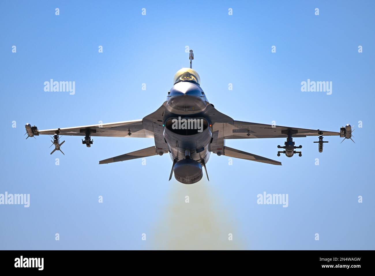 An F-16 Aggressor assigned to the 64th Aggressor Squadron, Nellis Air ...