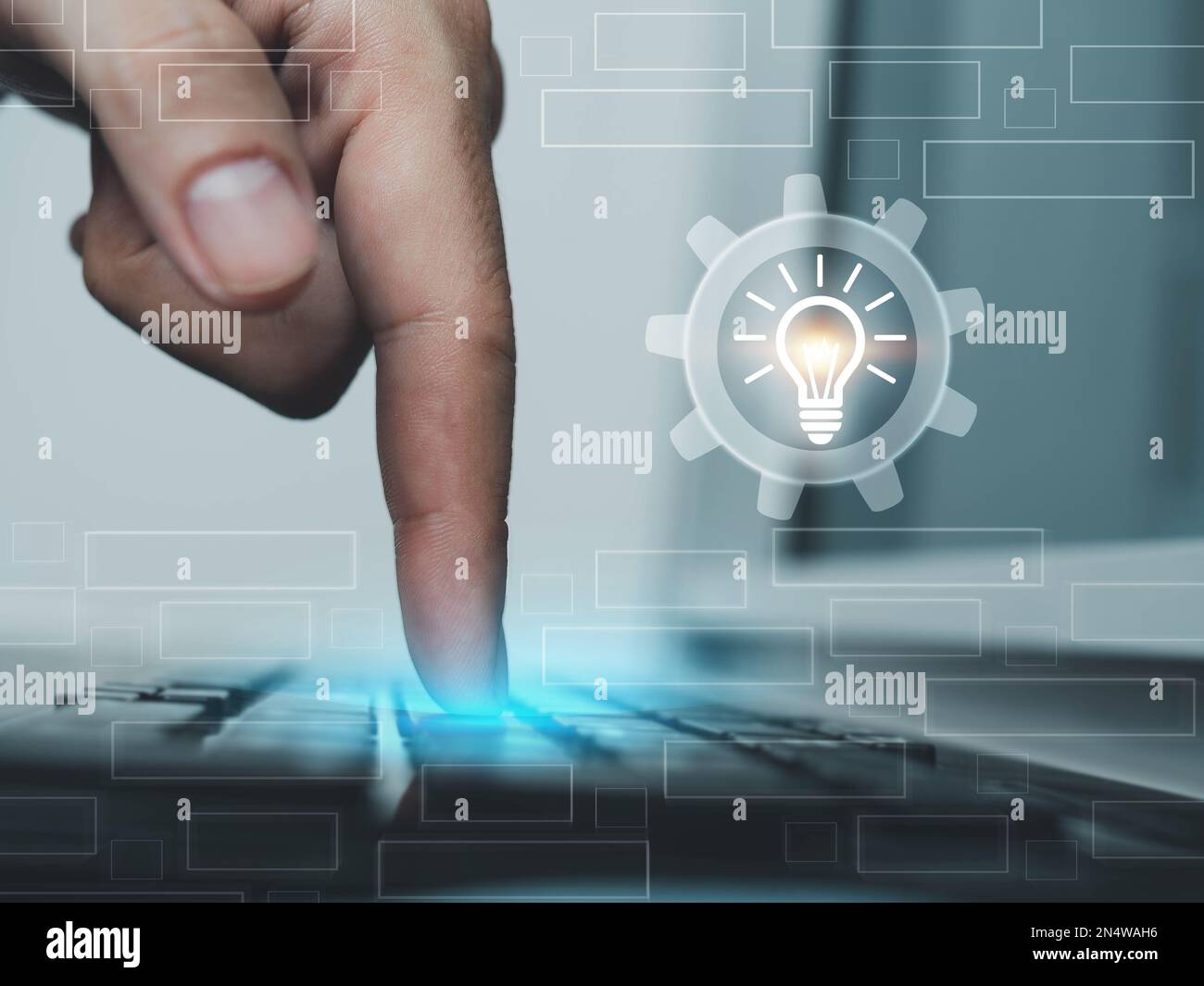 pointing finger hand click keyboard computer notebook laptop technology ...