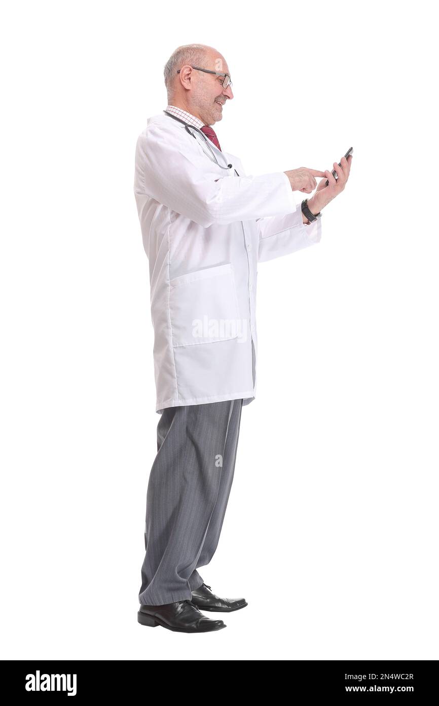 Finger typing on smartphone Cut Out Stock Images & Pictures - Alamy