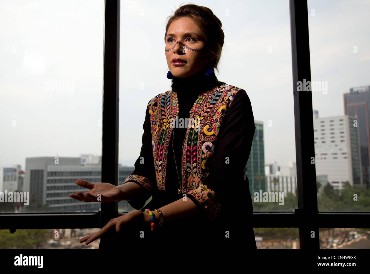 In this May 6, 2014 photo, Mexican singer Elizabeth Valdivieso Gurrion ...