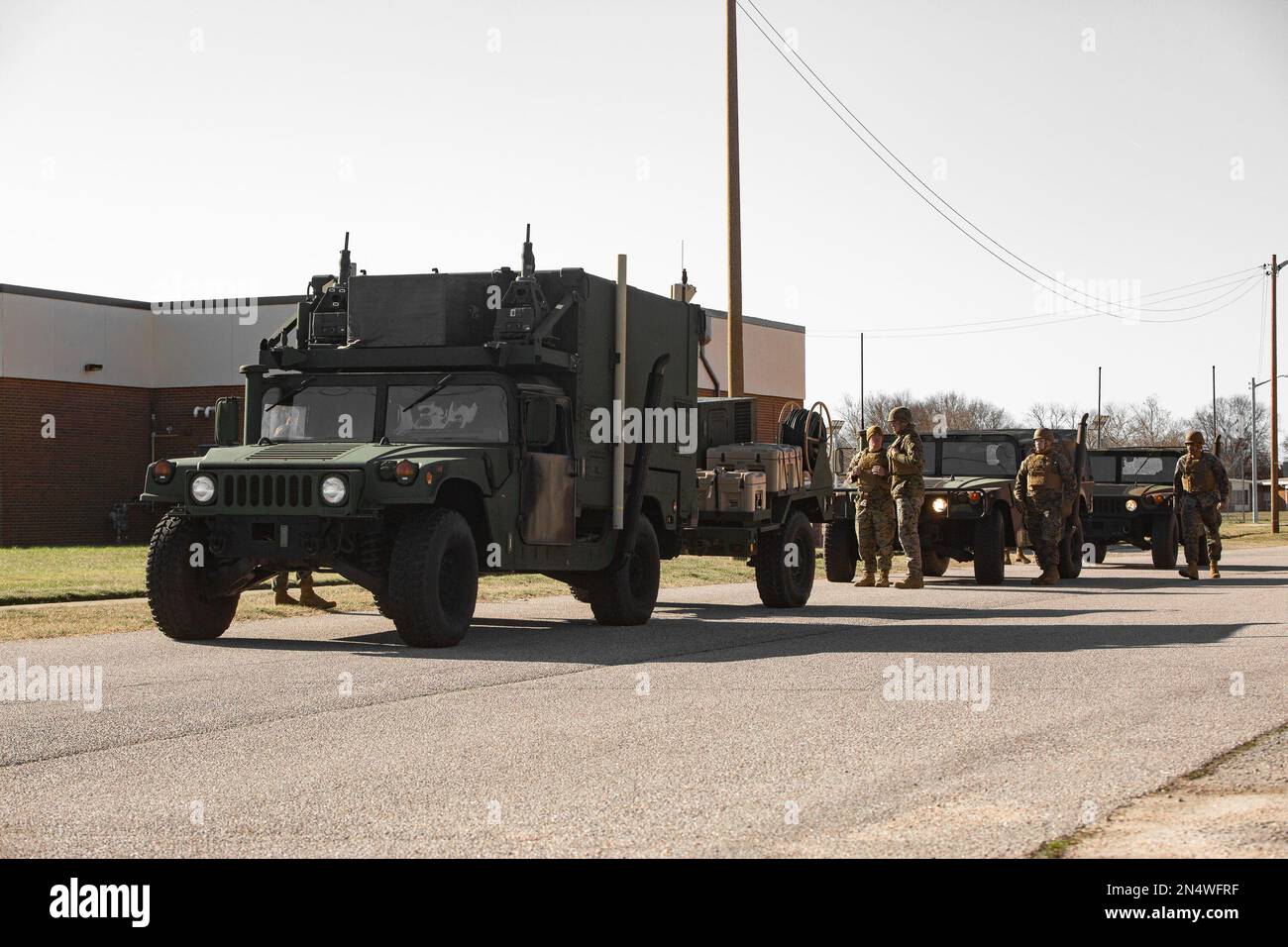 U.S. Marines with Marine Air Control Squadron 24, Marine Air Control ...