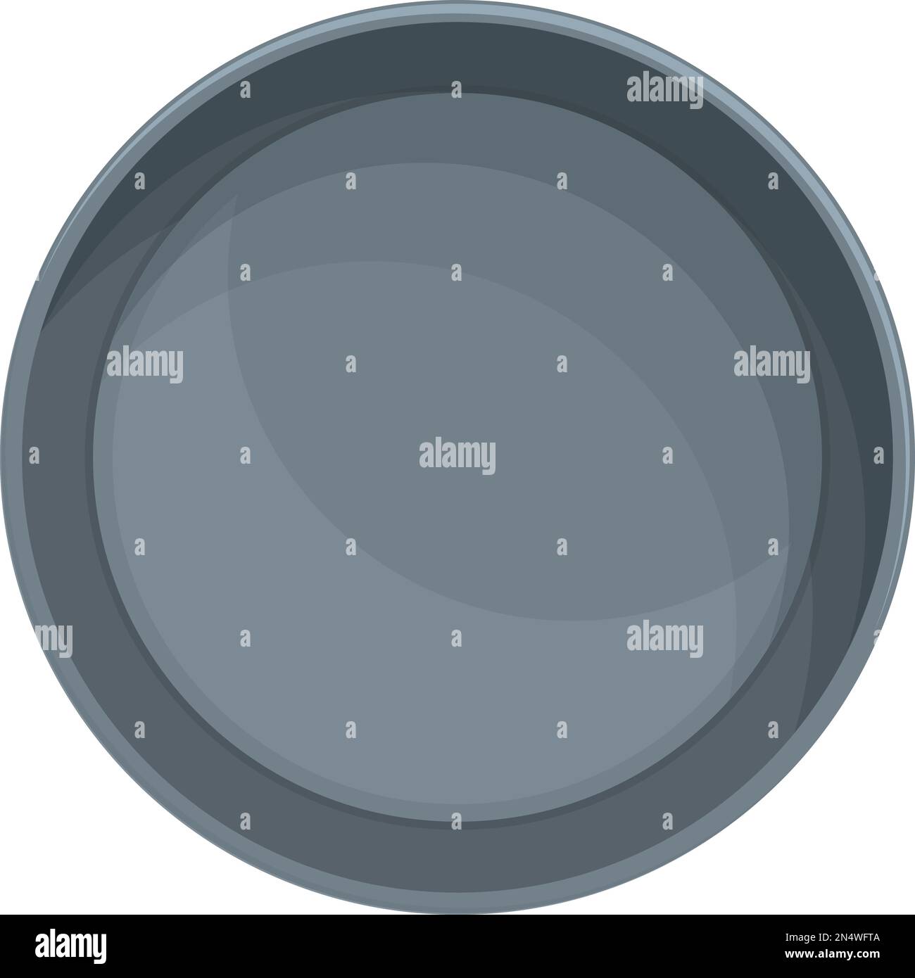 Round bakeware icon cartoon vector. Cooking stuff. Cook equipment Stock ...