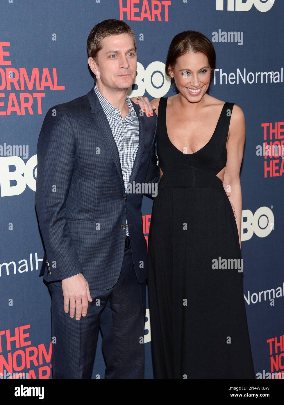 Rob Thomas and wife Marisol Thomas attend the premiere of HBO Films ...