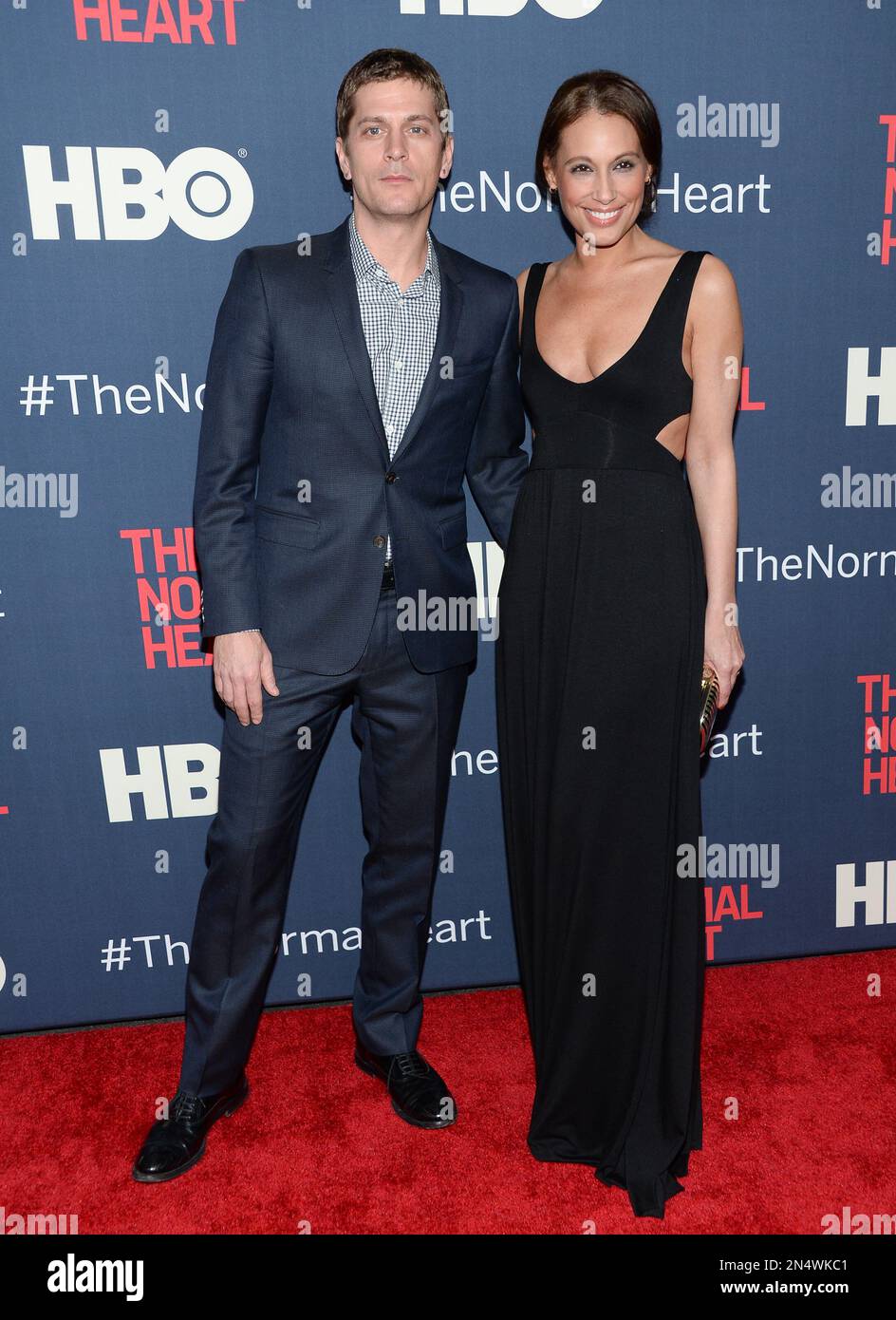 Rob Thomas and wife Marisol Thomas attend the premiere of HBO Films ...