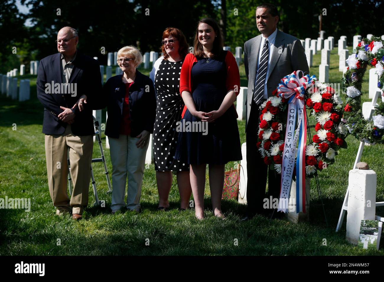Relatives of Army Pvt. William Christman, who was the first military ...