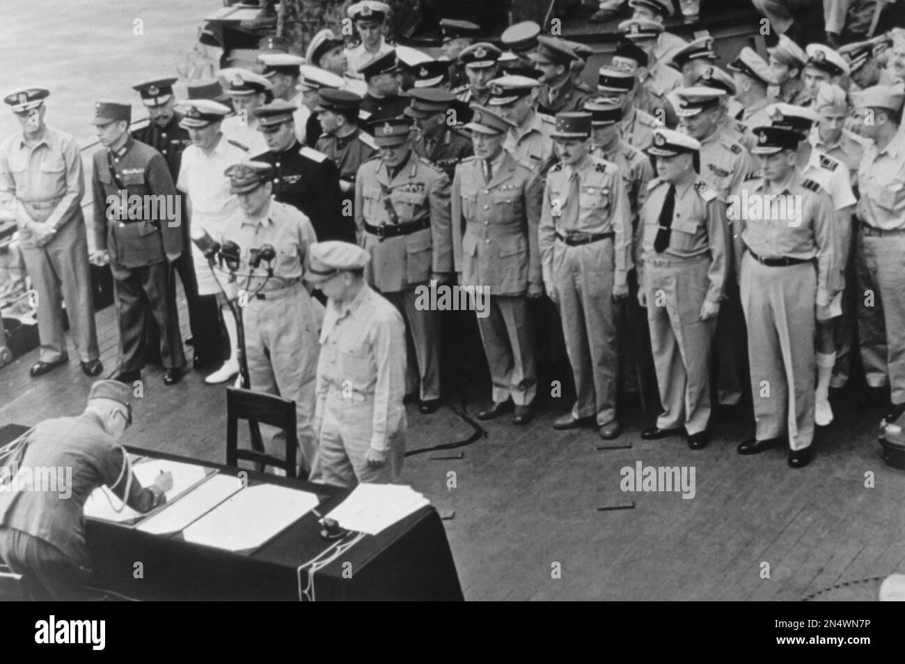 General of the Army Douglas MacArthur, Supreme Allied Commander, and ...