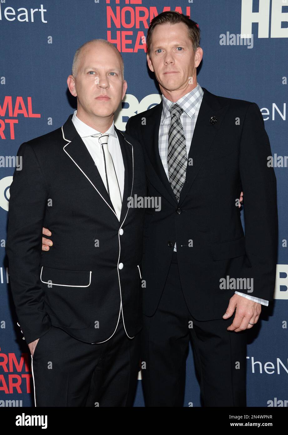 Producer and director Ryan Murphy and husband David Miller attend the ...