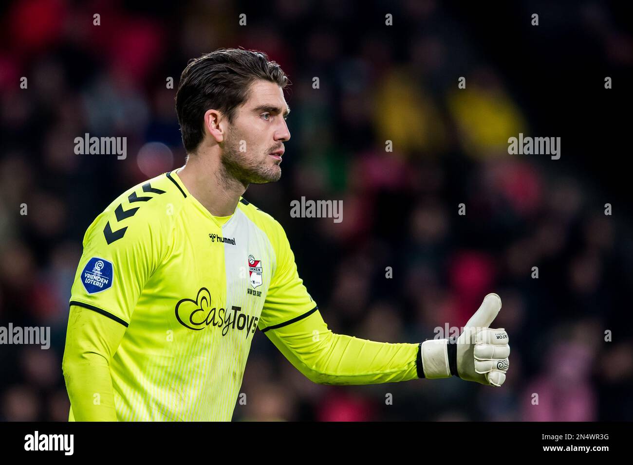 EINDHOVEN - FC Emmen goalkeeper Mickey van der Hart during the round of ...