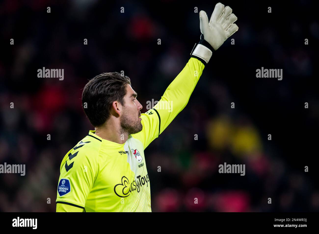 EINDHOVEN - FC Emmen goalkeeper Mickey van der Hart during the round of ...
