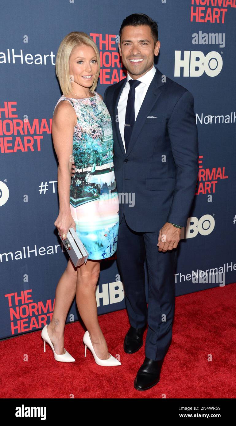 Kelly Ripa and Mark Consuelos arrives at the NY Premiere of "The Normal ...