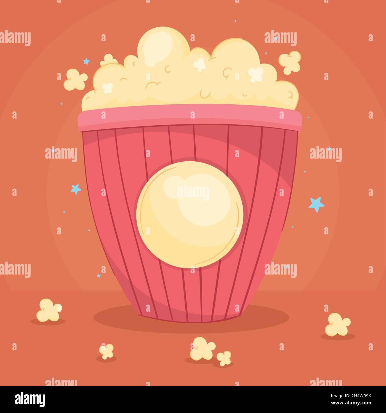 cinema pop corn food icon Stock Vector Image & Art - Alamy