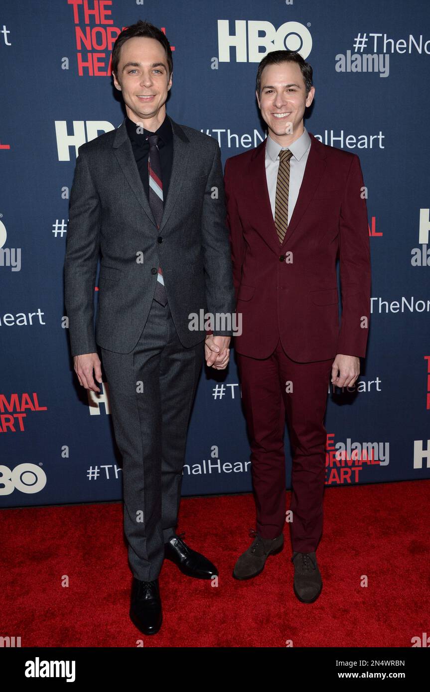 Jim Parsons and Todd Spiewak arrive at the NY Premiere of "The Normal ...